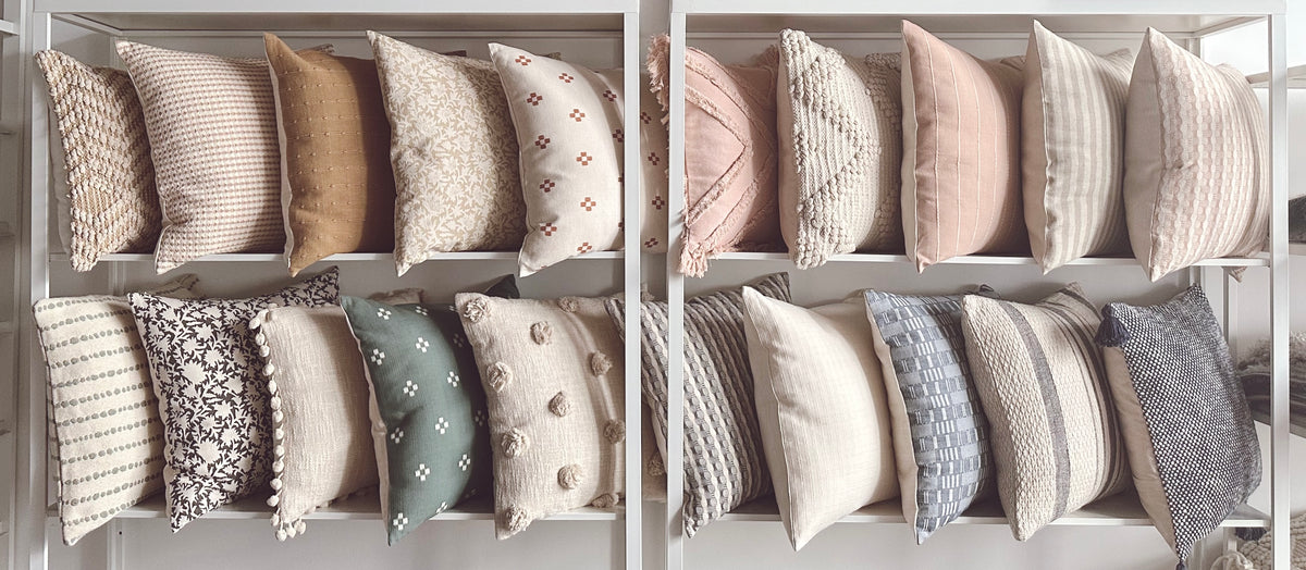 Cushions and Poufs – Loom & Stone