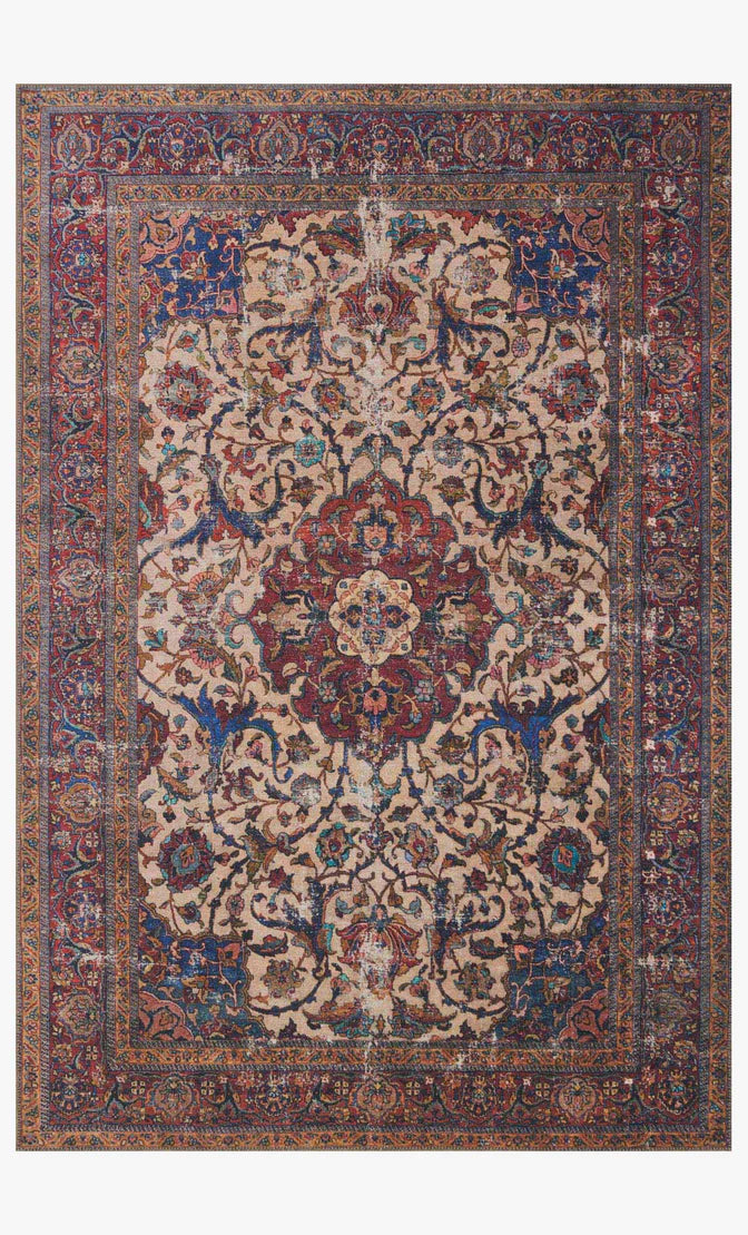Eleanor Rug in Sand/ Multi – Loom & Stone